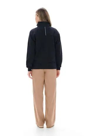 HATLEY Quarter-zip Cotton Pullover