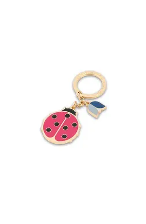CAMPO MARZIO ROMA 1933 Ladybird Keyring - Fuchsia
