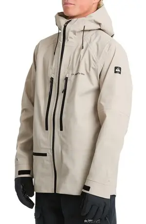 Quiksilver Propath 30k Waterproof Shell Jacket - String