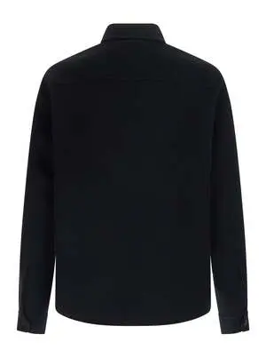 Fendi Lana Double Ff Camicia Con Bottoni
