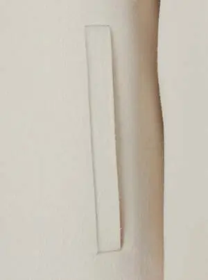 Fendi White Jacket With Fixed Hood And Zip Closure In Virgin Wool - Multicolor