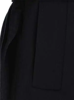 Fendi Coat Ff Double Wool - Multicolor