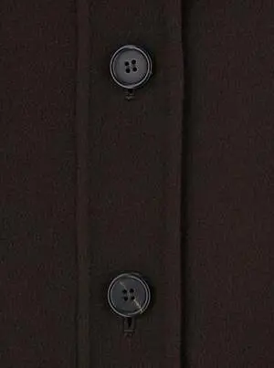 Max Mara S 'chloe' Brown Jacket With Classic Collar And Three Patch Pockets On The Front In Wool For - Multicolor
