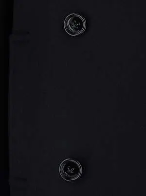 Balenciaga Short Cocoon Coat Double Compact Wool