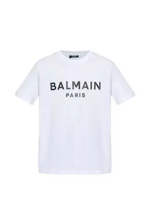 Balmain Print T-shirt - White