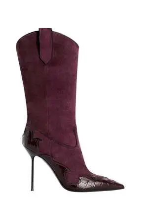 Paris Texas Lidia Queen Of Hearts Boot 105 - Red