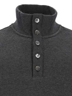 Thom Browne Button-detail Striped Sweater