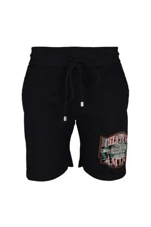 Amiri Chateau Crochet Shorts - Black