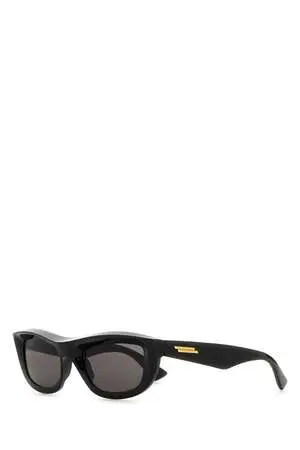 Bottega Veneta Acetate Sharp Sunglasses - Black