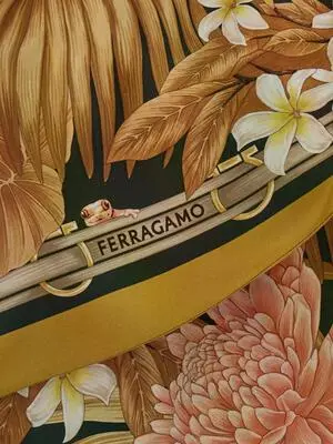 FERRAGAMO Felines Print Bandeau