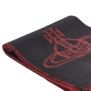 VIVIENNE WESTWOOD Single Orb Double-face Wool Scarf