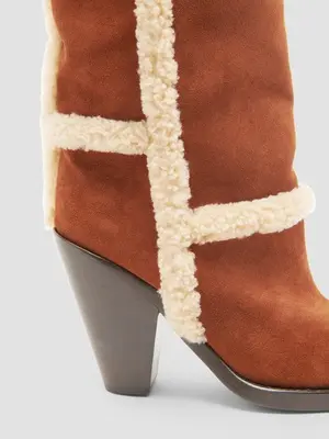 Moschino Shearling Trim 100mm Boots