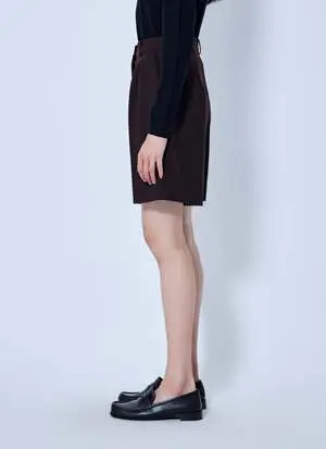 Max Mara Pleated Tailored Shorts
