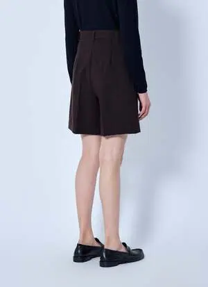 Max Mara Pleated Tailored Shorts