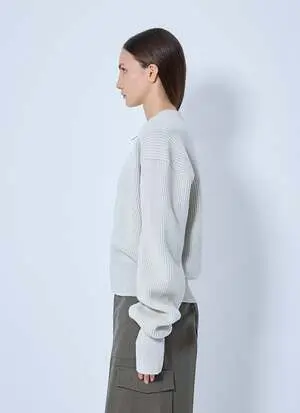 RIER Roundneck Zip Utility Sweater