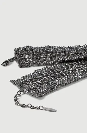 Brunello Cucinelli Sterling Wide Choker