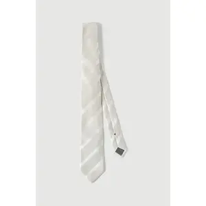 Brunello Cucinelli Silk Diagonal Tie With Regimental Stripe