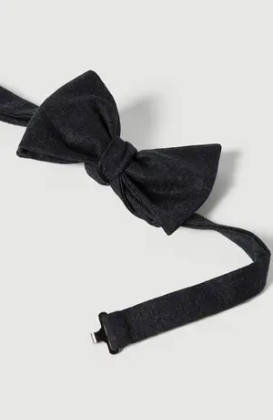 Brunello Cucinelli Virgin Wool Flannel Bow Tie