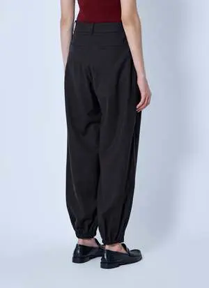 Max Mara Pleated Elasticated Ankle Trousers