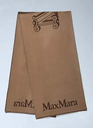 Max Mara Woven Logo Scarf - Multicolor