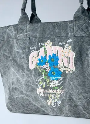 GANNI Medium Trapeze Shopping Bag