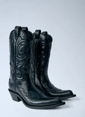 Acne Studios Western Leather Boots
