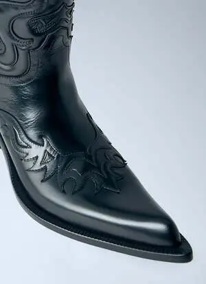 Acne Studios Western Leather Boots