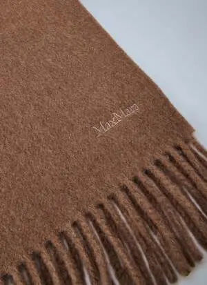 Max Mara Fringed Wool Scarf