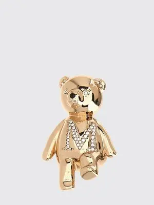 Max Mara Jewelled Brooch In Gold-tone Metal - Multicolor