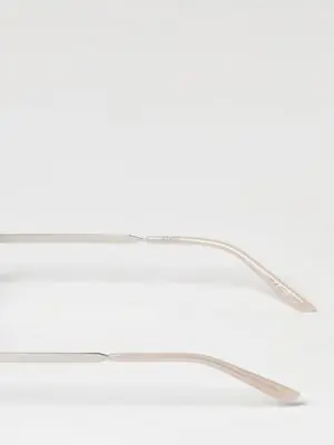 Gucci Cat Eye Metal Sunglasses With Diamond Shape And Engraved Logo - Silver