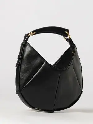 Saint Laurent Mombasa Small Calfskin Leather Hobo Bag With Flat Handle