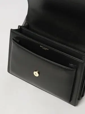 Saint Laurent Sunset Medium Leather Shoulder Bag With Monogram