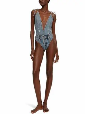 DIESEL® Costume Intero Effetto Denim