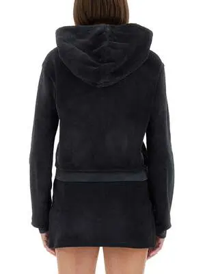 Alexander Wang Cotton Terry Sweatshirt With Zipper