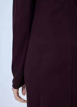 Max Mara Asymmetric Draped Dress - Multicolor