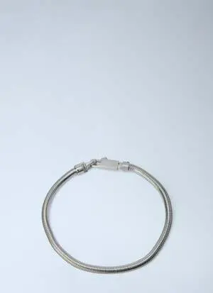 Rick Owens Snake Necklace - Silver