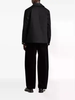 Givenchy Field Jacket In Cotton With A Checked Lining