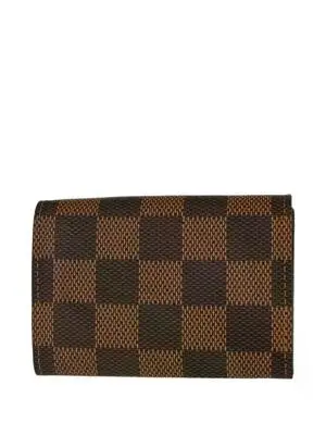 LOUIS VUITTON Porte Monnaie Plat Damier Coin Case