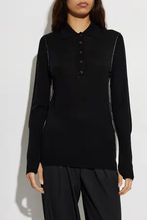 ALLSAINTS Wool Polo Shirt ‘martel