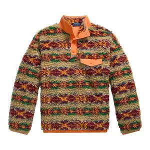 Polo Ralph Lauren Jacket 'red Rock Fairisle