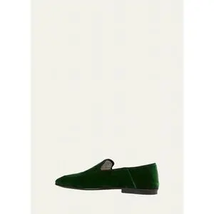 TOM FORD Steven Velvet Formal Loafers