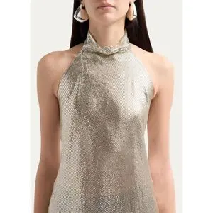 Stella McCartney Chainmail Halterneck Top