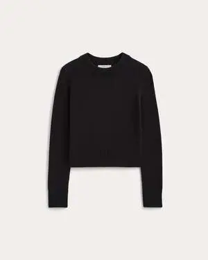 Everlane Shrunken Crew Sweater, Everyday Cotton Size