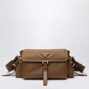 Prada Explore Medium Re-nylon Bag With Logo Triangle