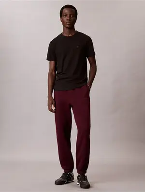 Calvin Klein Fleece Standard Logo Joggers - Raspberry Truffle