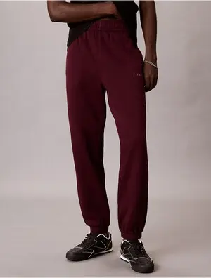 Calvin Klein Fleece Standard Logo Joggers - Raspberry Truffle