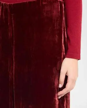 Eileen Fisher Wide-leg Velvet Pants - Sdtom