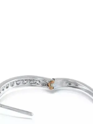 LB EXCLUSIVE Hoop Diamond Earrings