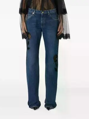 Blumarine Embroidered Jeans