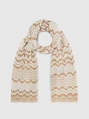 Missoni Zig Zag Viscose-blend Scarf - Multicoloured